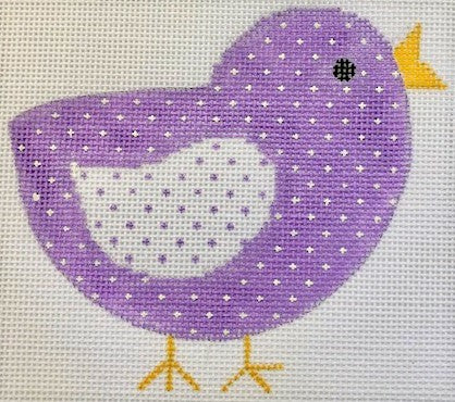 Chick - Purple with stitchguide – Family Arts Needlework Shop