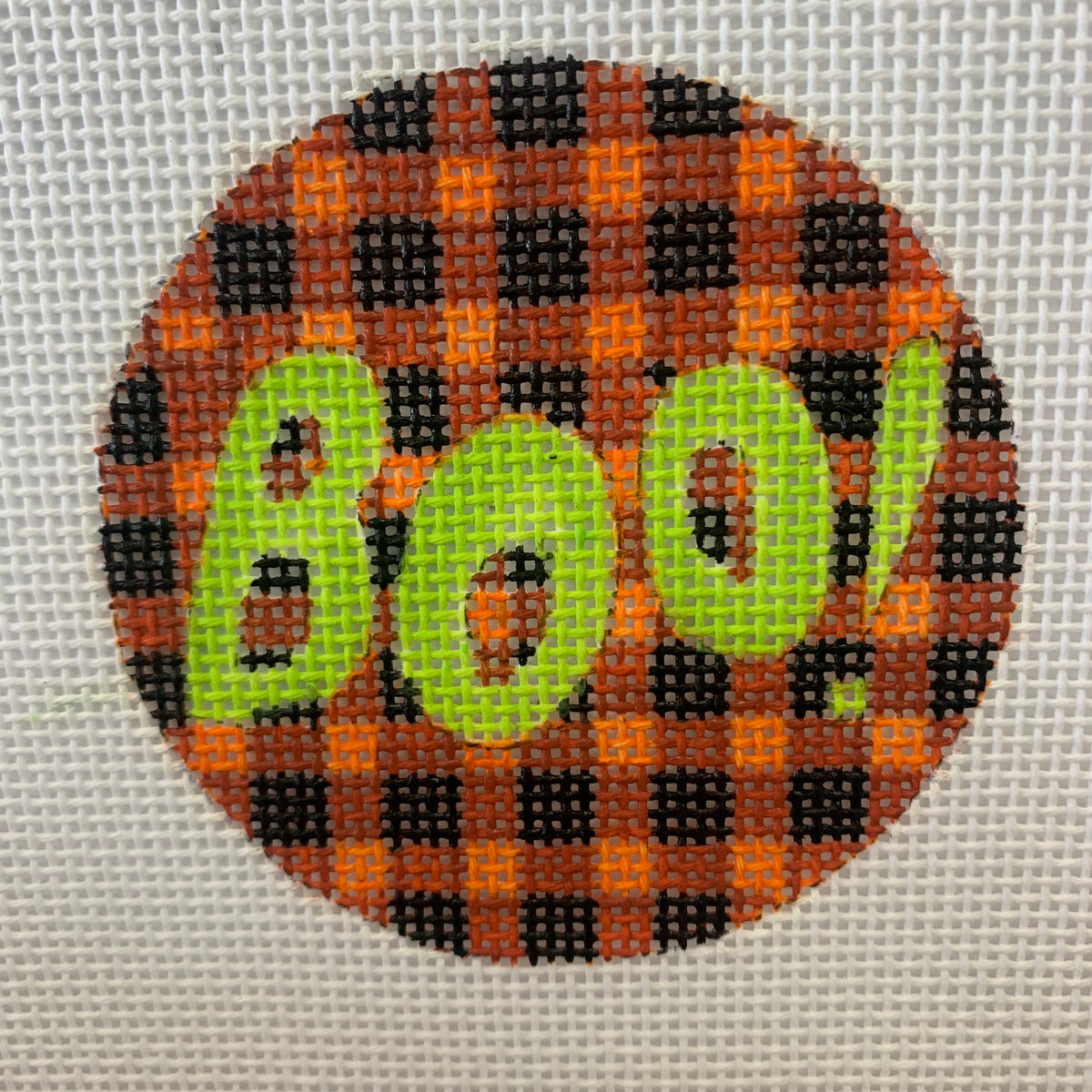 Round: Boo! Gingham – Family Arts Needlework Shop