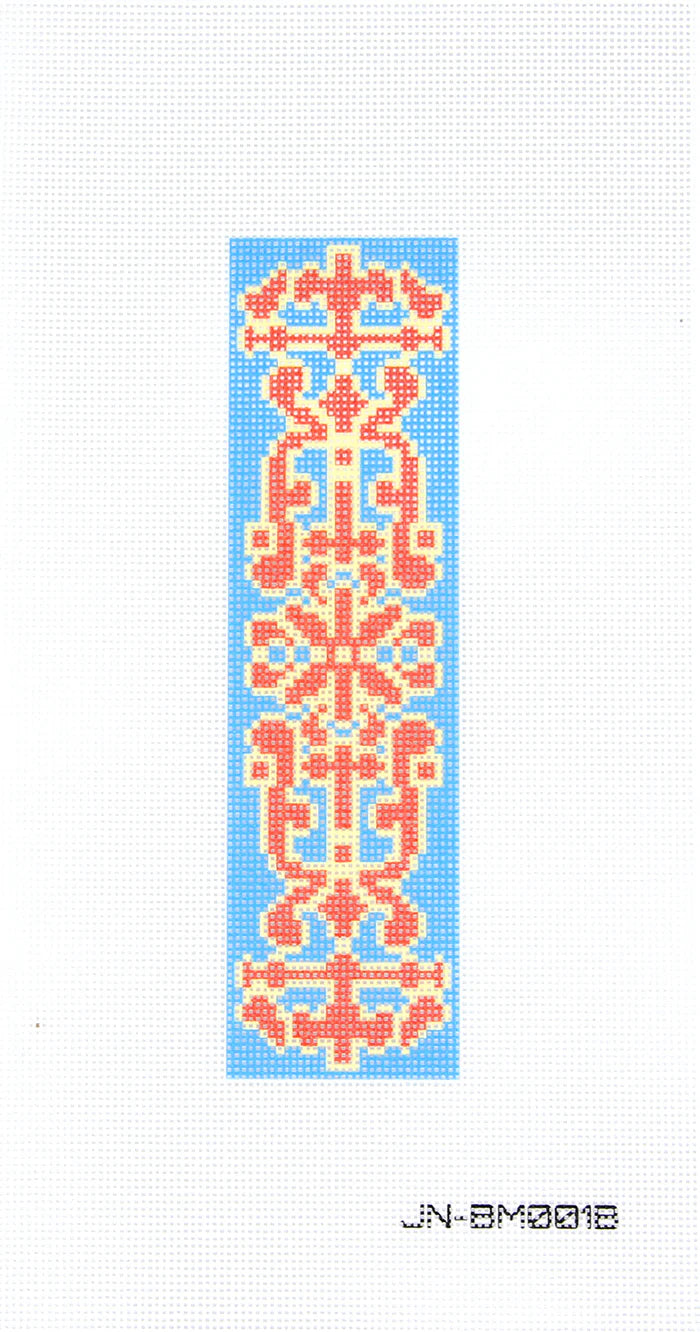 Bookmark - Decorative Design - Blue – Family Arts Needlework Shop