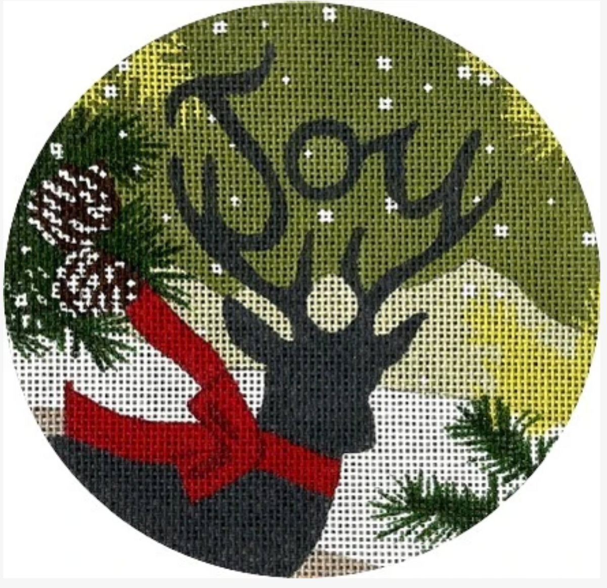 Woodland Deer - Joy – Family Arts Needlework Shop